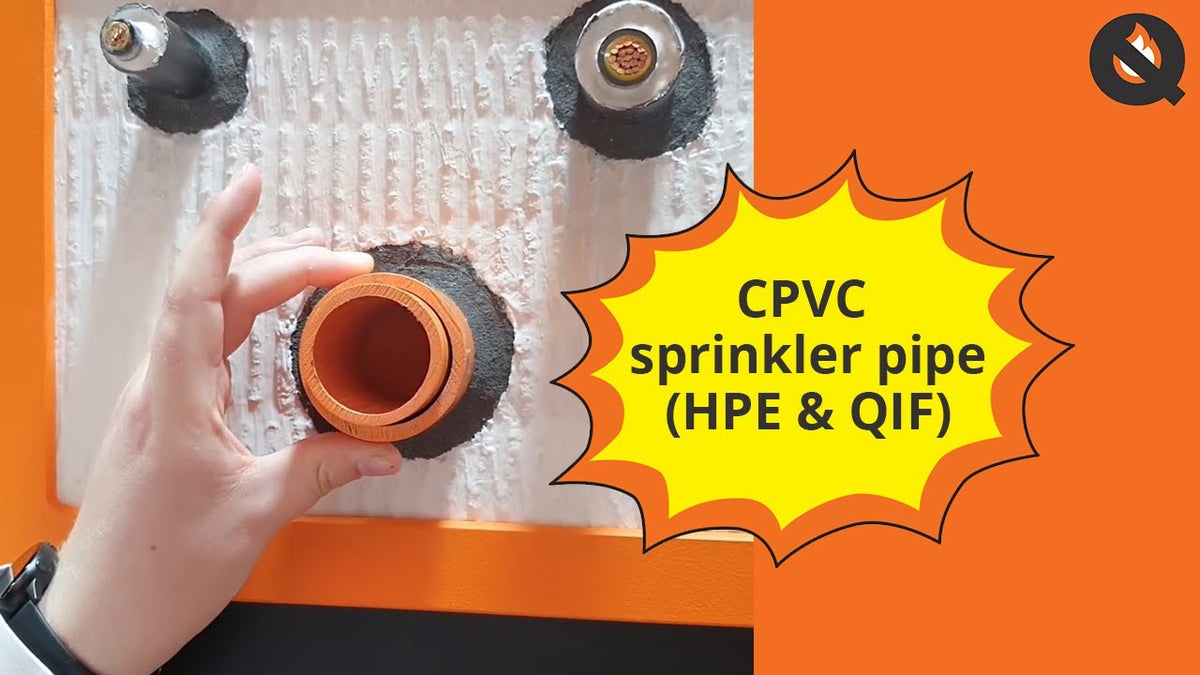 CPVC Sprinkler Pipe Penetrating a Flexible or Rigid Wall (HPE & QIF ...