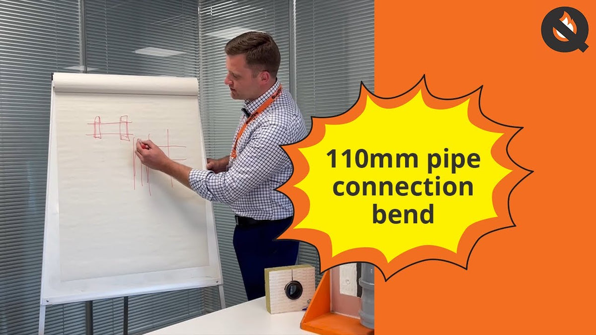 110mm PVC Pipe (Connection Bend) – Quelfire