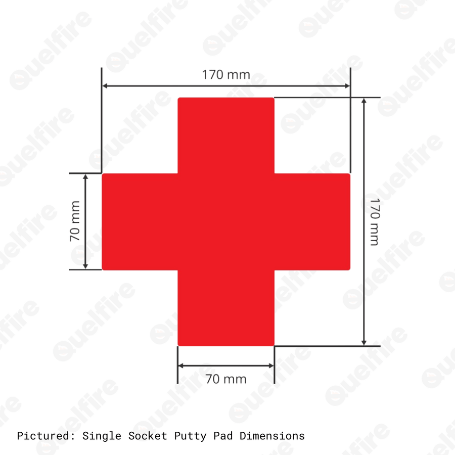 Firestop Acoustic Intumescent Putty Pad | Quelfire
