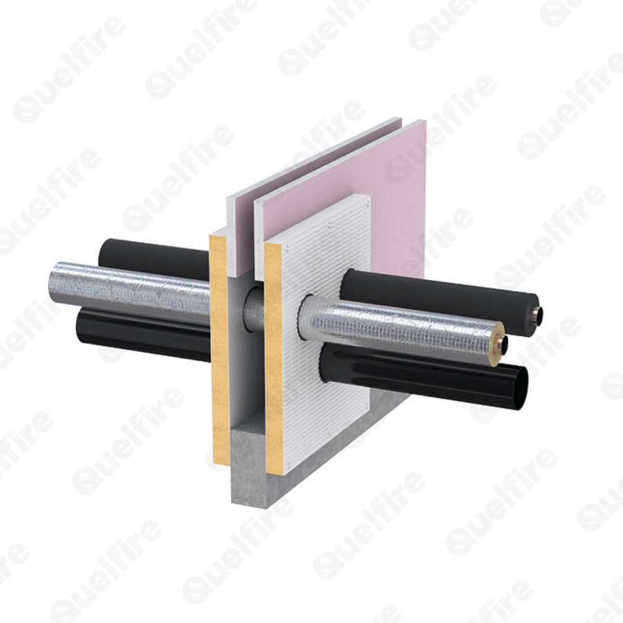 QuelStop Ablative Coated Rockwool Mineral Wool Fire Batt | Quelfire