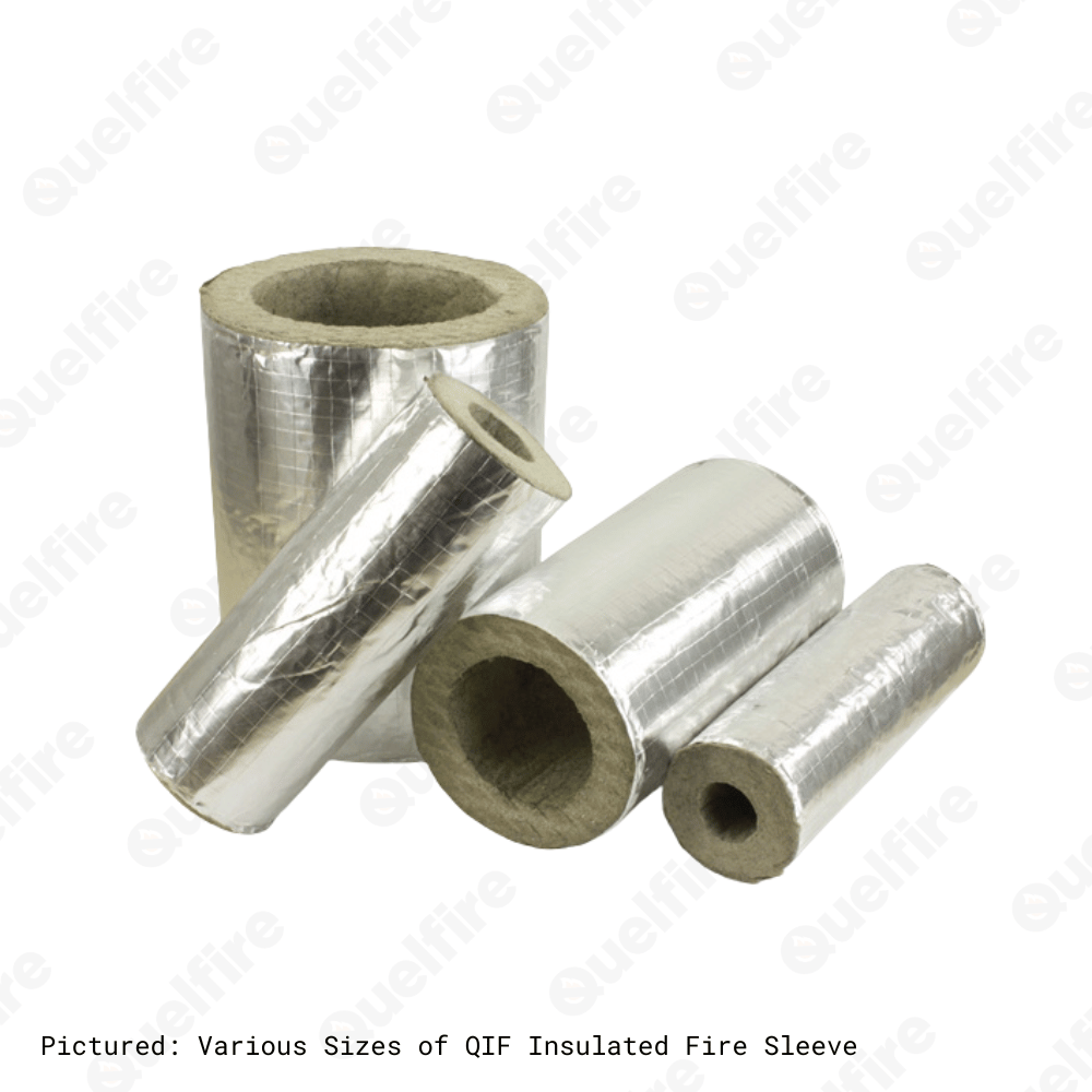 Insulated Fire Sleeve for Combustible & Non-Combustible Pipes - Quelfire