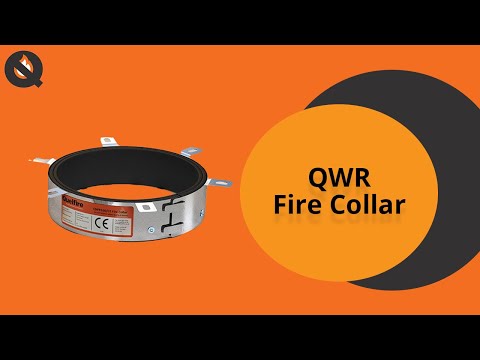 Intumescent Fire Collar for Plastic Pipes | Retrofit | Quelfire